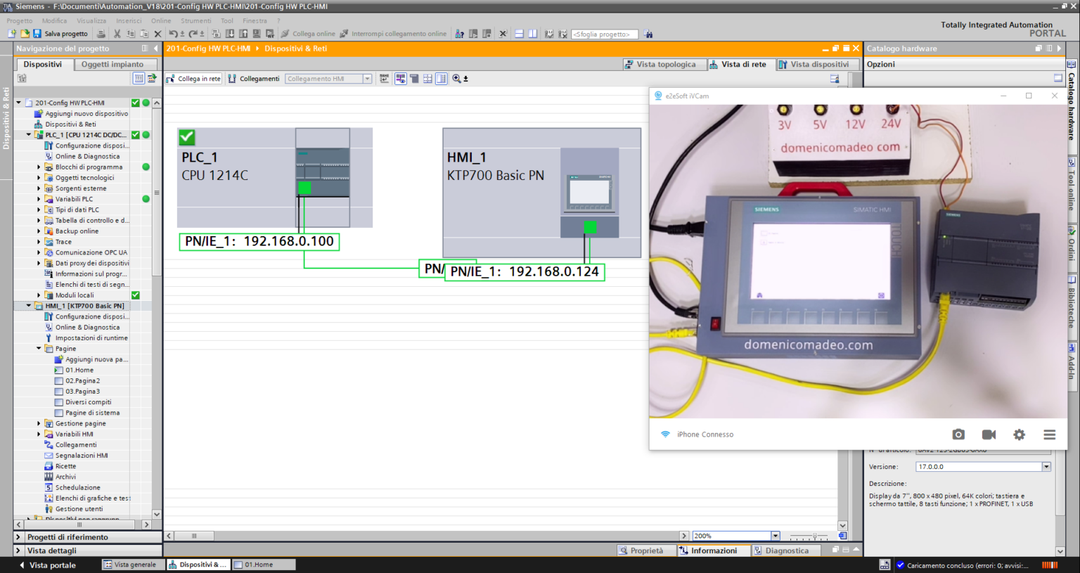 PLCBASE02 - Primi passi con TiaPortal, collegamento e configurazione di ...