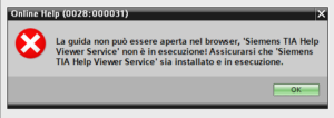 F.A.Q. Come Risolvere l'errore all'apertura dell'HELP in TIA Portal V19 ...